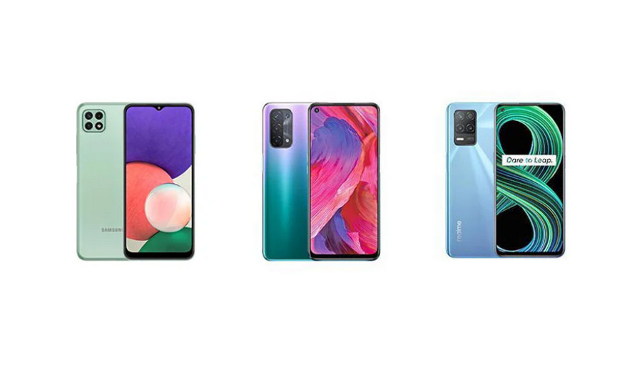 Samsung Galaxy A22 5G vs OPPO A54 5G vs Realme 8 5G: Perbandingan ...