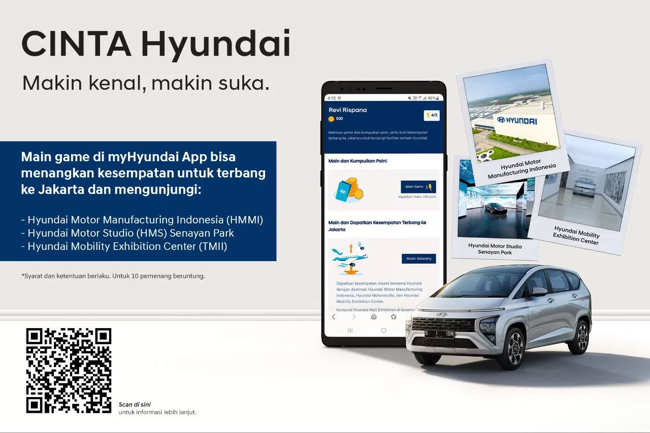 Melalui Aplikasi MyHyundai, Hyundai Gelar Kompetisi CINTA Hyundai ...