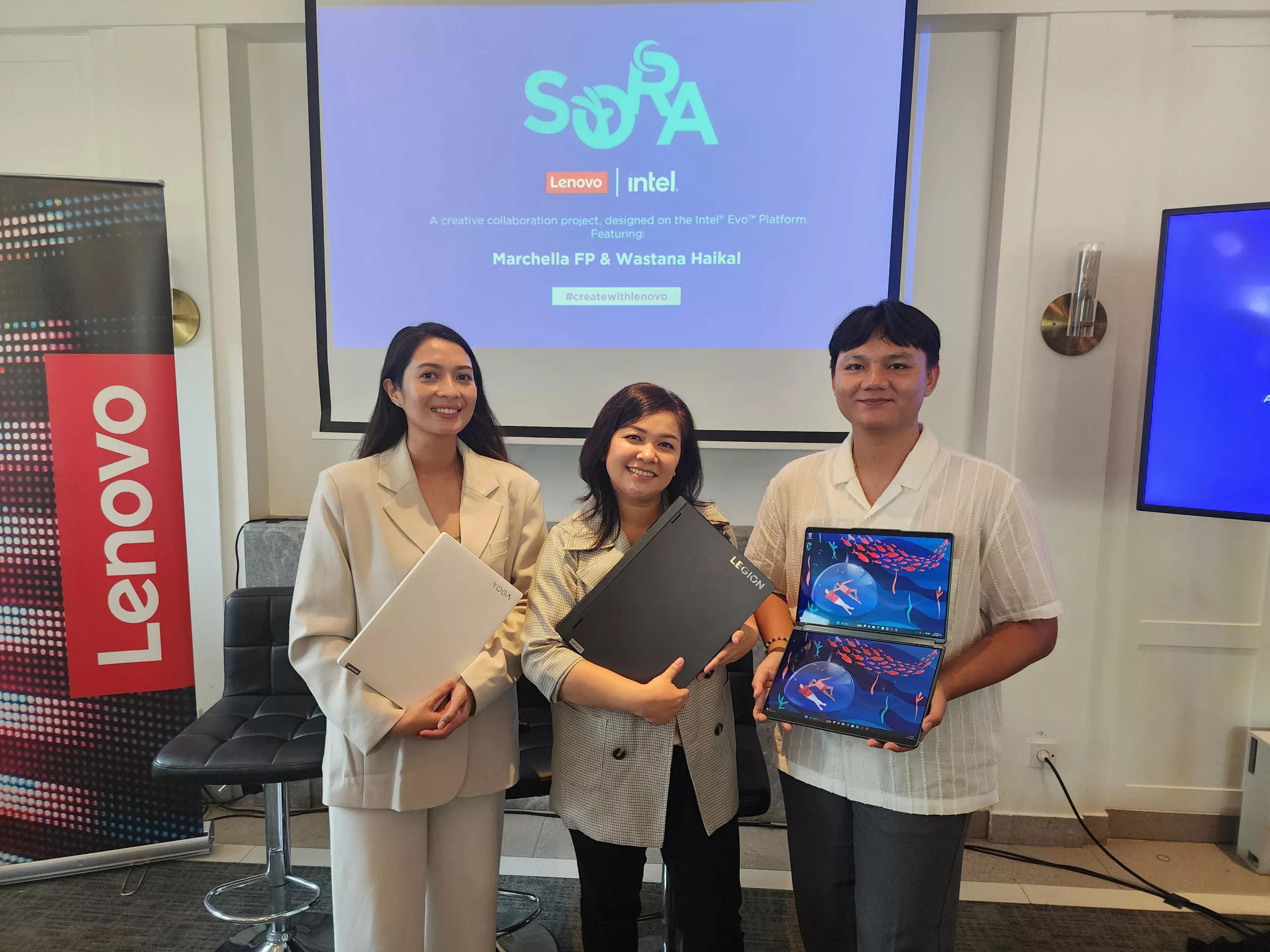 Lenovo Dukung Para Content Creator dengan Menghadirkan "SORA" - Trendtech Indonesia