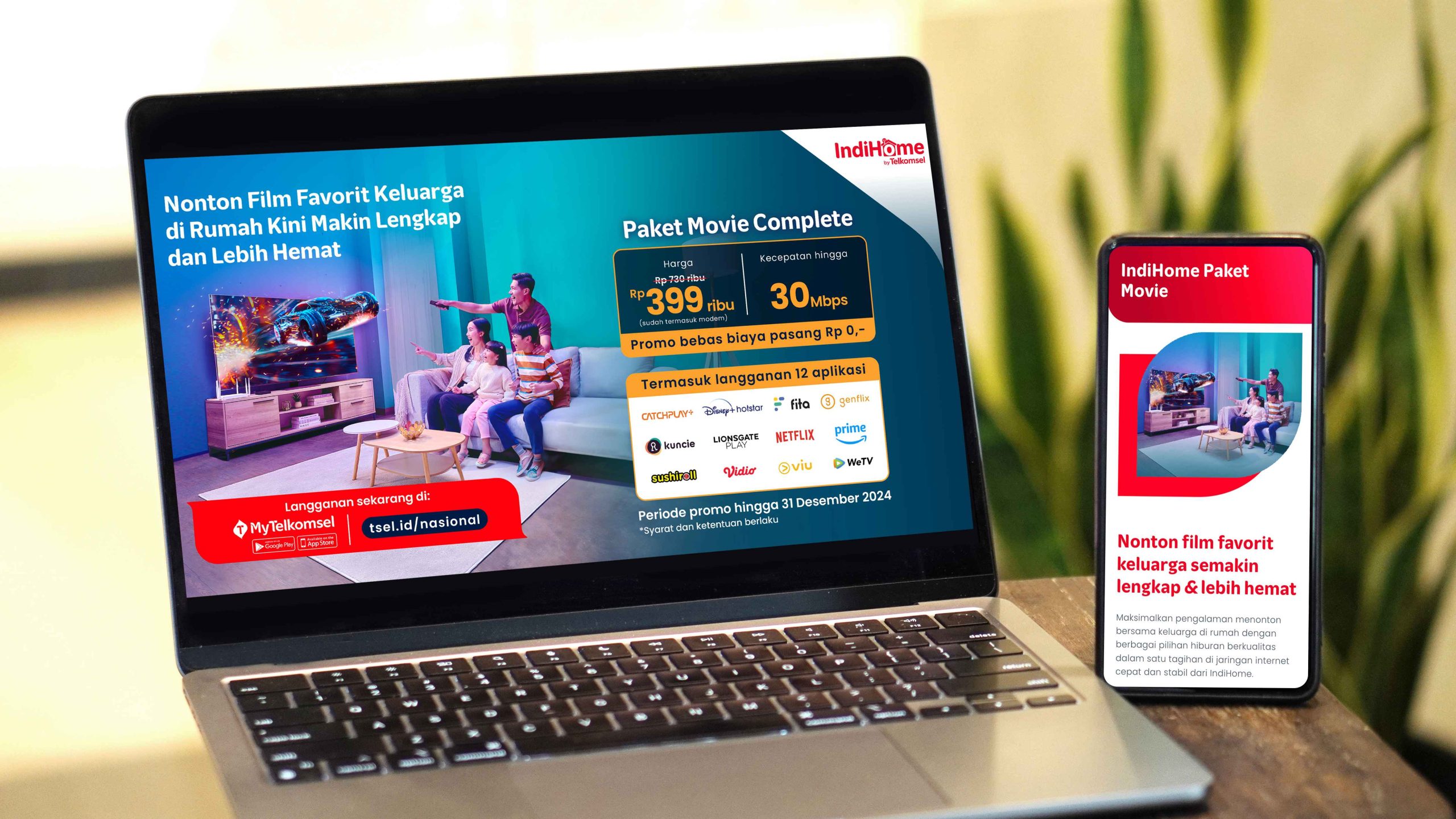 Telkomsel Luncurkan IndiHome Paket Movie Terbaru dan Lebih Hemat ...